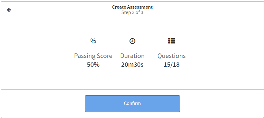 How to create a Custom assessment