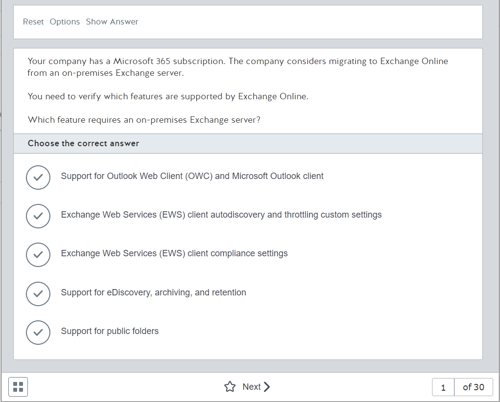 How to use an online practice test
